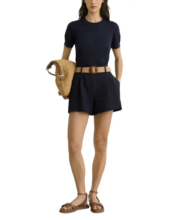 REISS Livy Short Sleeve Top