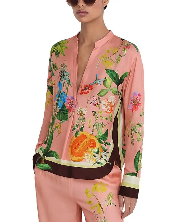REISS Milos Top - Pink