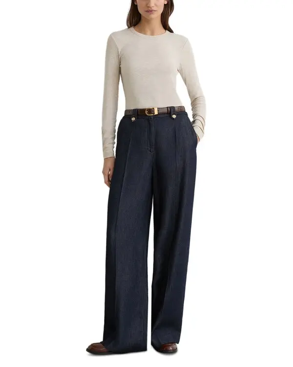 REISS Petites Kaia Wide Leg Pants
