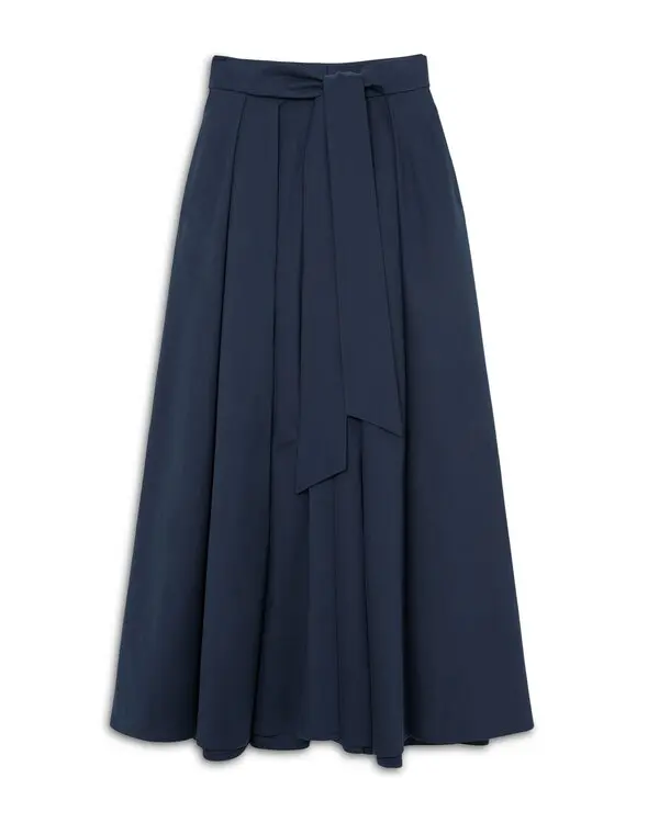 REISS Simone Maxi Skirt With Tie Detail