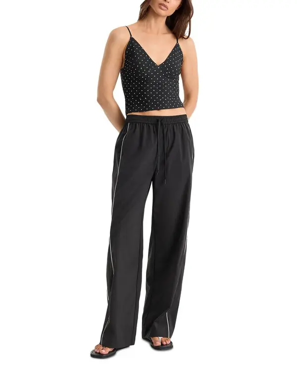 Good American The Weightless Sculpting Modern Tank With Polka Dots