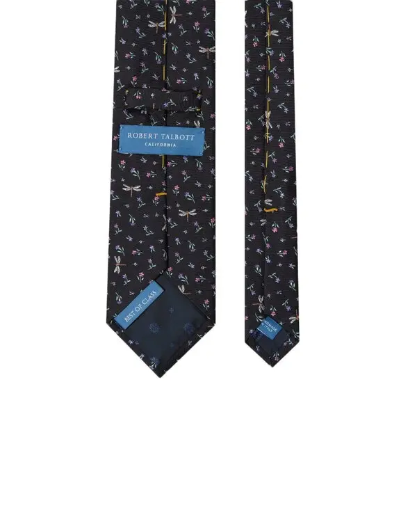 Robert Talbott Dragonfly Ditsy Floral Necktie