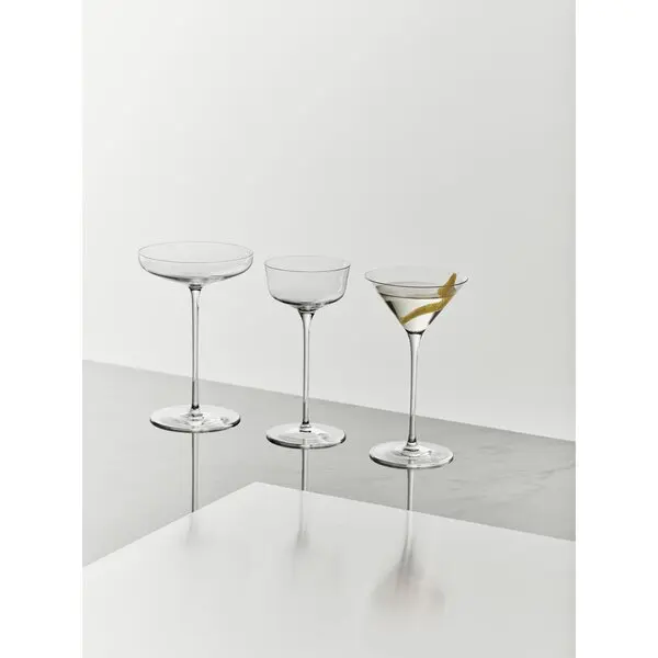ORREFORS Bjorn Frantzen Coupe Glasses, Set Of 2