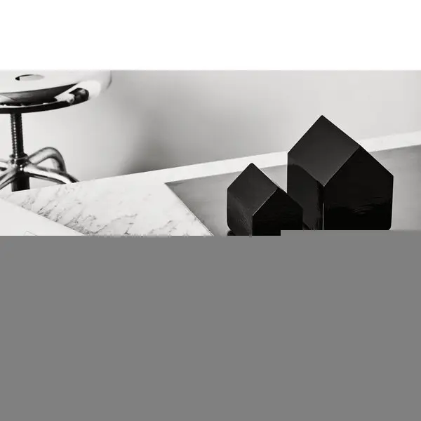 KOSTA BODA Kosta House Small Figurine - Black