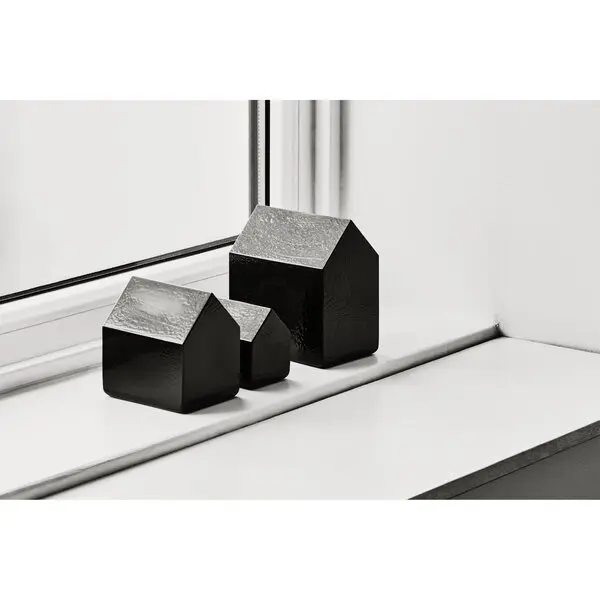 KOSTA BODA Kosta House Small Figurine - Black