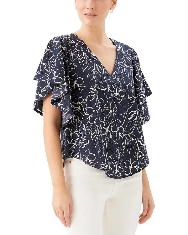 Karen Kane Flutter Sleeve Top