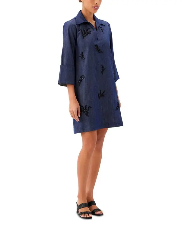 Karen Kane Beaded A Line Dress