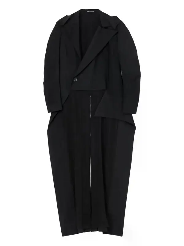 Yohji Yamamoto Asymmetric Tailcoat Jacket