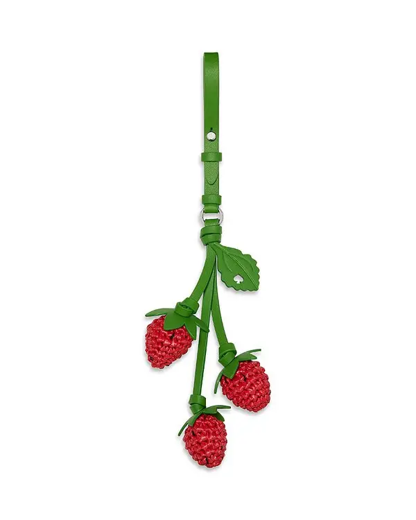 Kate Spade New York Charmed Strawberry Crochet Bag Charm - Ruby Red