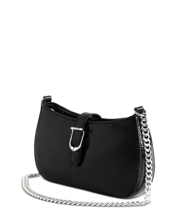 Zadig&Voltaire Janis Vintage Patent Leather Shoulder Bag
