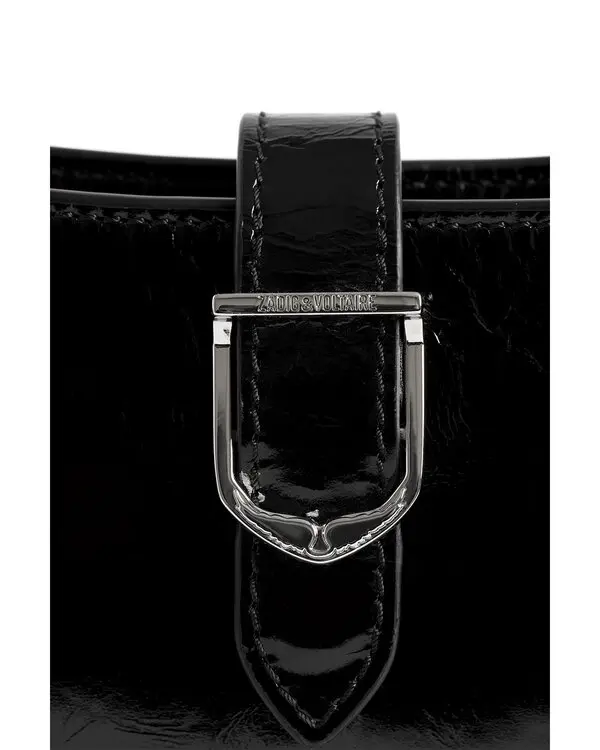 Zadig&Voltaire Janis Vintage Patent Leather Shoulder Bag