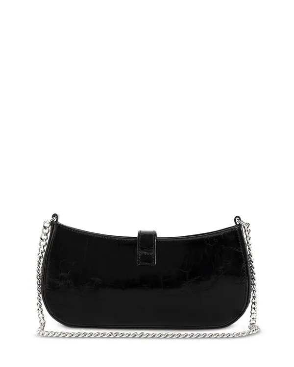 Zadig&Voltaire Janis Vintage Patent Leather Shoulder Bag