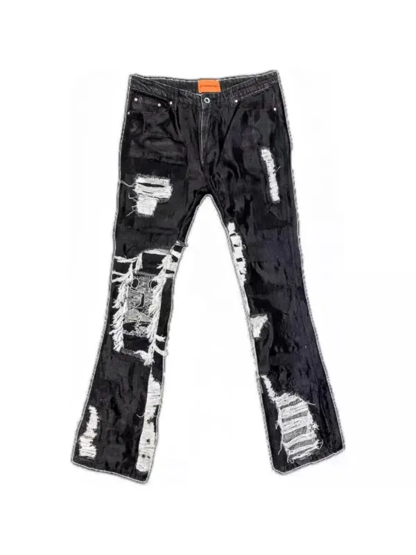 WHO DECIDES WAR Magnify Distressed Jeans
