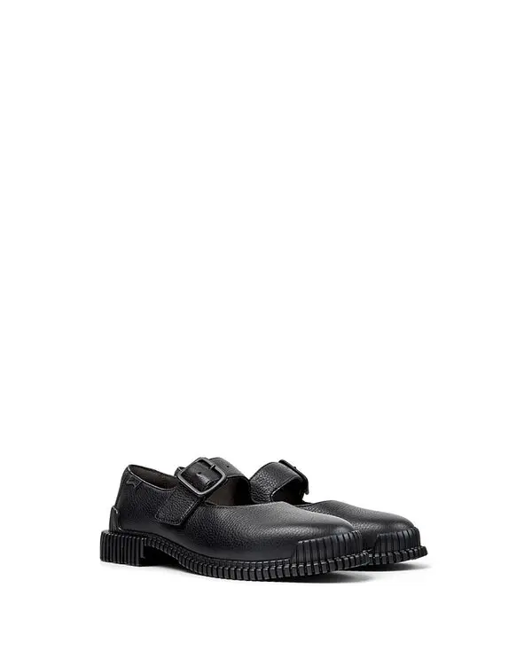 Camper Pix Leather Mary Jane - Black