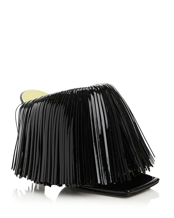Givenchy Boudoir Fringed Sandals - Black