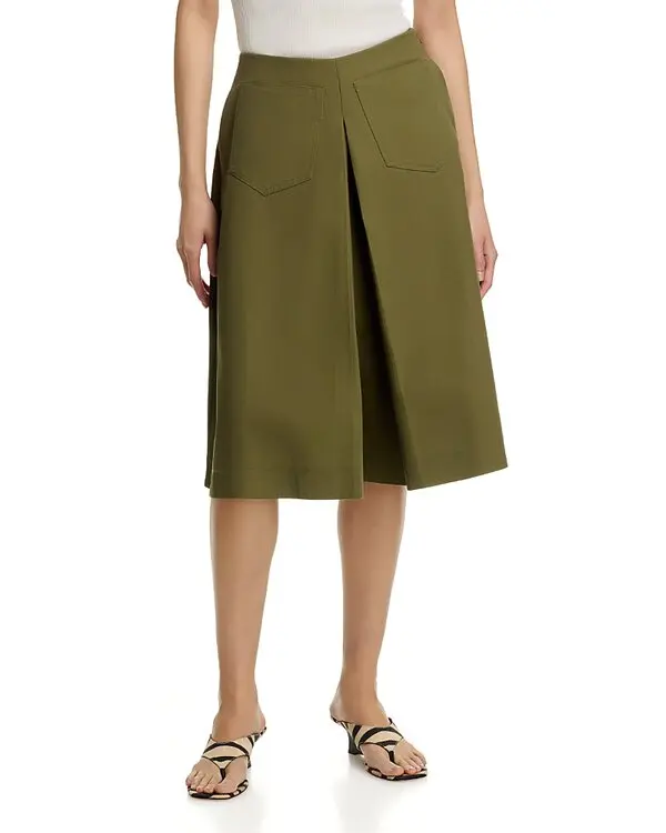 ZANKOV Pleated Cotton Shorts