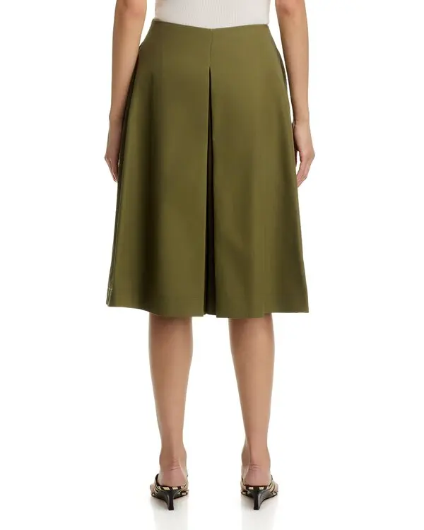 ZANKOV Pleated Cotton Shorts
