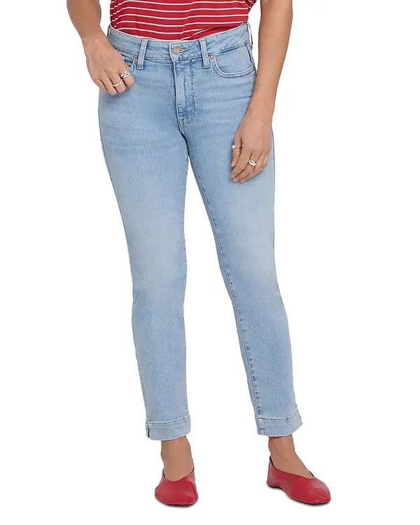 NYDJ Sheri Slim Straight Ankle Jeans In Regular & Petite - Keys View