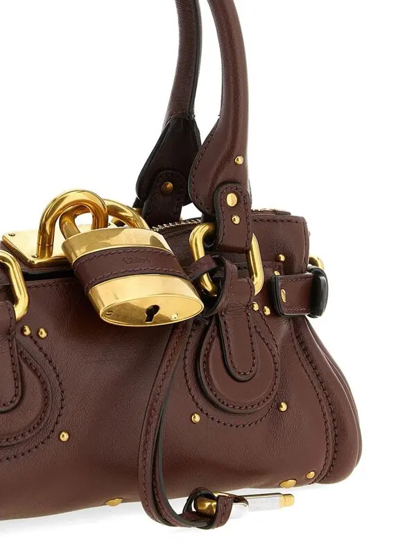 Chloé Paddington Small Leather Shoulder Bag - Brown