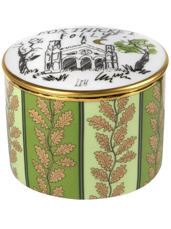 GINORI 1735 Profumi Luchino Trinket Box - Green