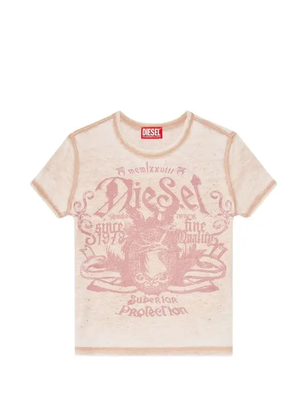 DIESEL® Cotton Blend T-shirt - Pink