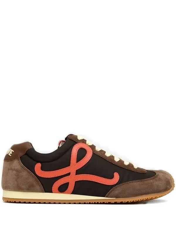 Loewe Ballet Runner Sneakers With Logo Detailing - Brown