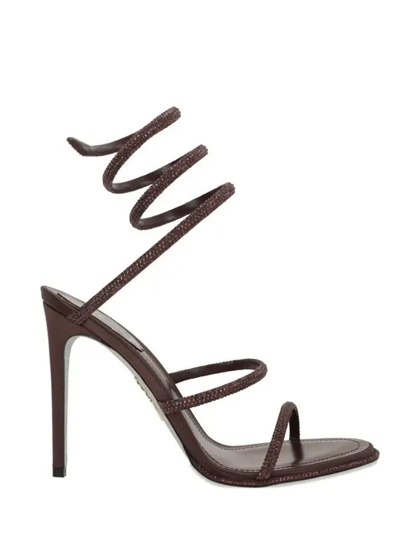 Rene Caovilla Cleo High Heel Sandals - Red
