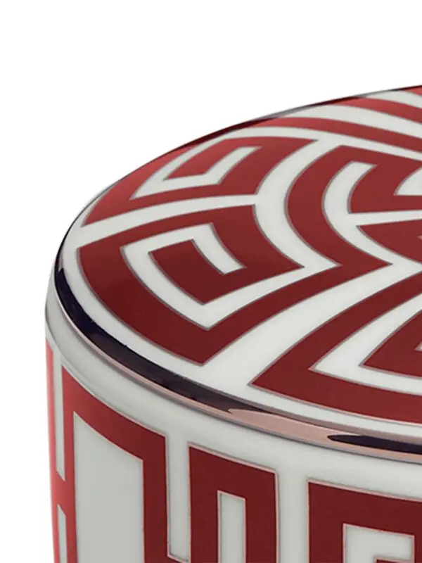 GINORI 1735 Porcelain Labirinto Round Box With Cover