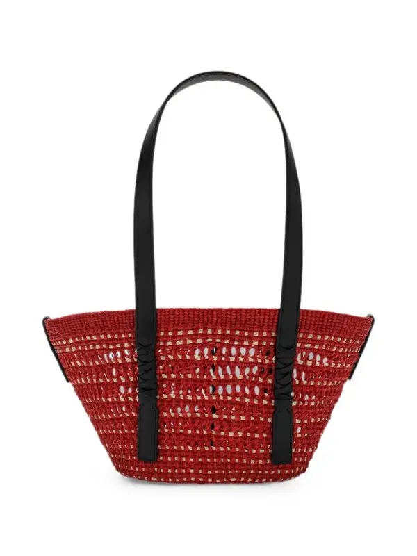 Loewe Braid Small Rafia Tote