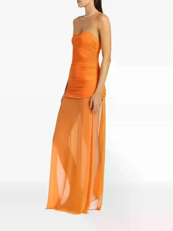 BOUND Arlo Ruched Detail Maxi Dress