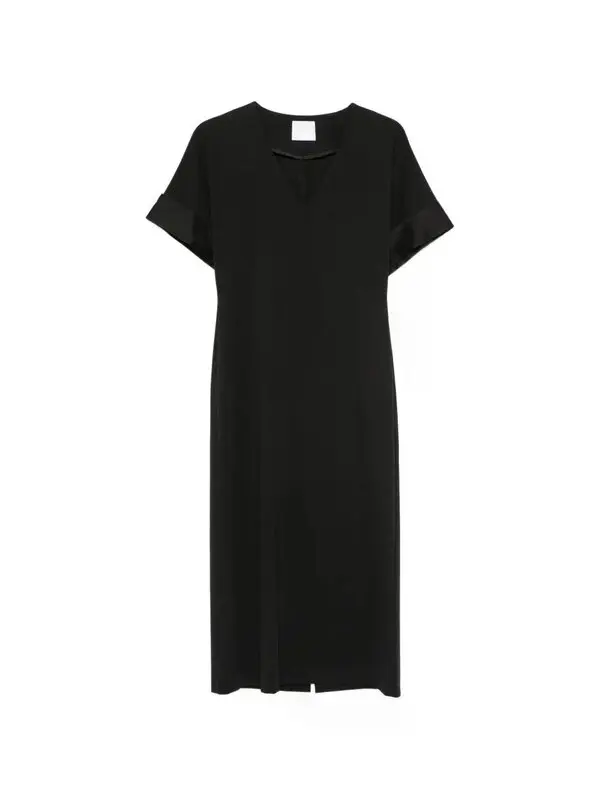 Sú V-neck Short-sleeve Midi Dress