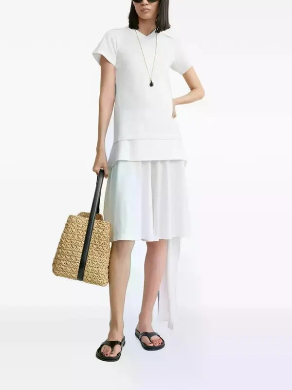 TOTEME Wrap-waist Pleated Shorts - White