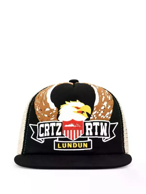 CORTEIZ Dipset Logo-print Trucker Cap - Black