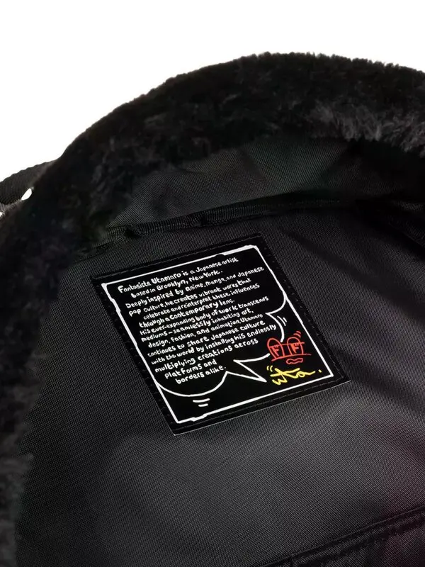 EASTPAK Mickey Mouse Faux-fur Backpack