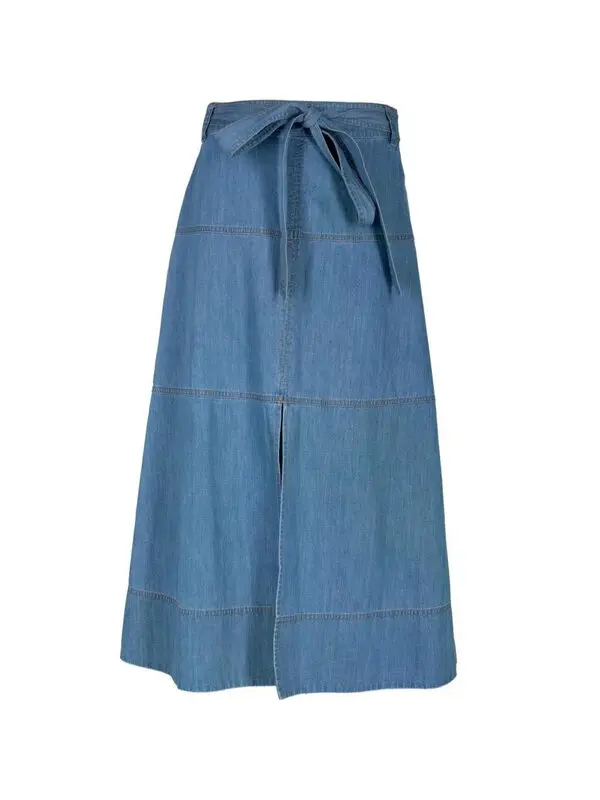 Tanya Taylor Hudley Midi Skirt - Blue