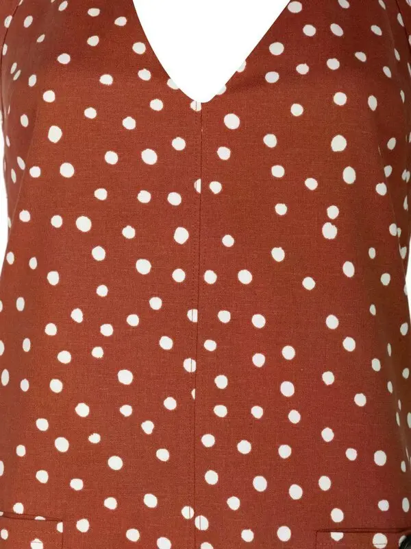 Tanya Taylor Sleeveless V-neck Mini Dress