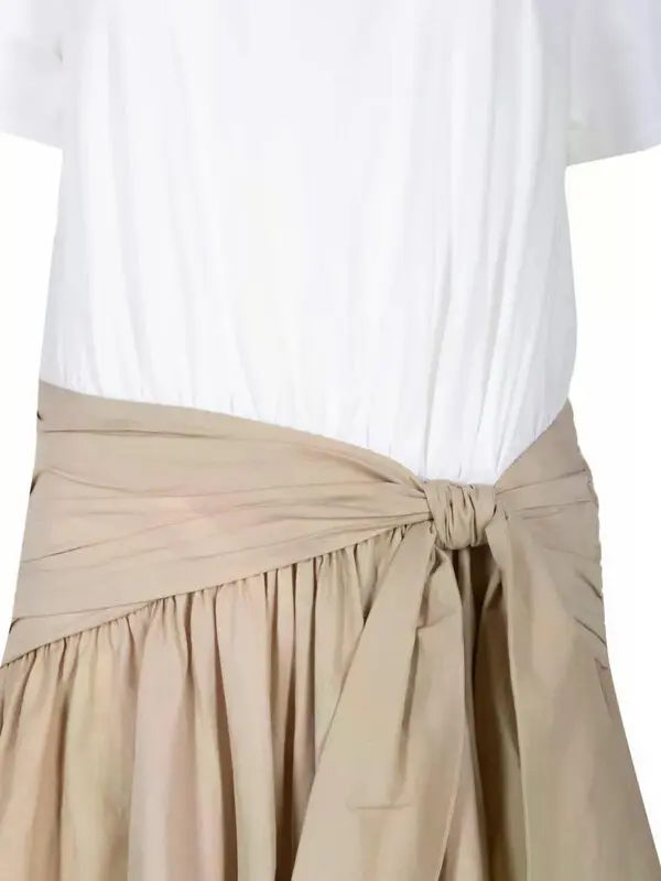 Cinq À Sept Leslie Tie-waist Pleated Dress