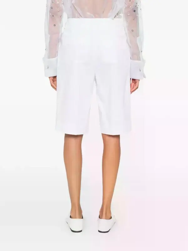 Tory Burch Double T Pleated Shorts
