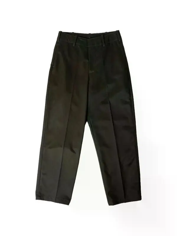LADY WHITE CO. Cotton Wide-leg Trousers - Green