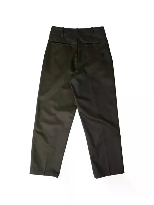 LADY WHITE CO. Cotton Wide-leg Trousers