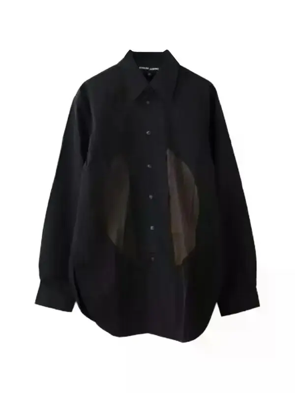 EDWARD CUMING Wet Lung Overshirt - Black