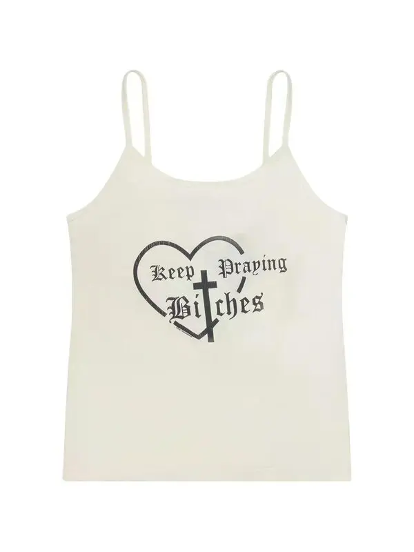 WILLY CHAVARRIA Graphic-print Tank Top - White