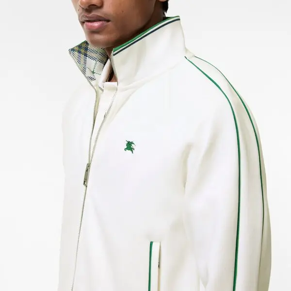 Burberry Nylon Cotton Tennis Jacket - Chalk White