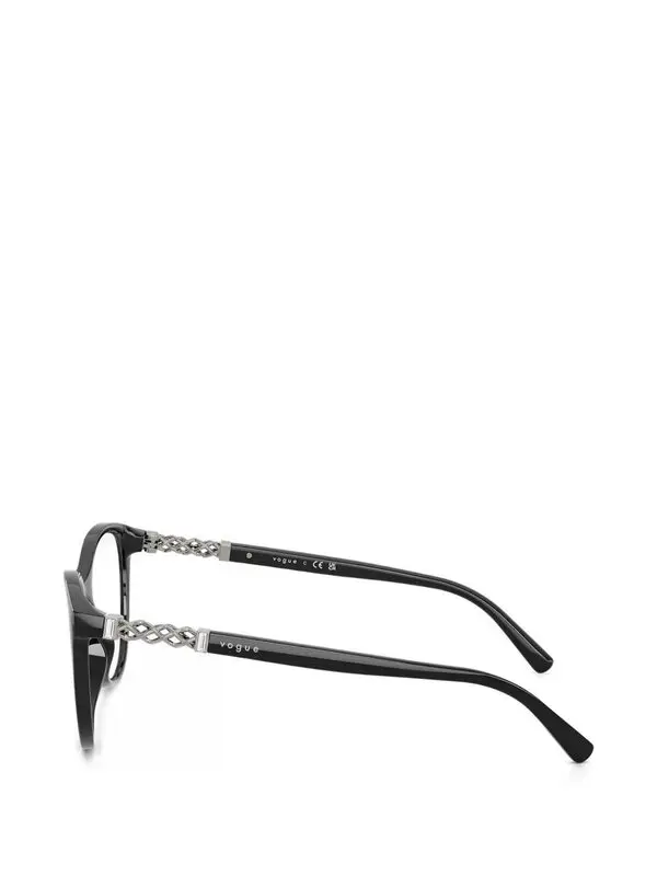 VOGUE EYEWEAR Oval Frame Eyeglasses