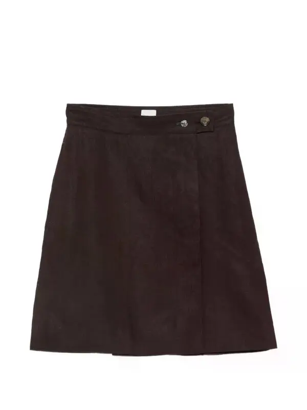 Paul Smith A-line Mini Skirt With Button Fastening