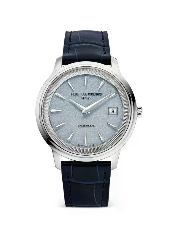 FREDERIQUE CONSTANT Classics Moneta Solar-meter 39mm Watch - Blue