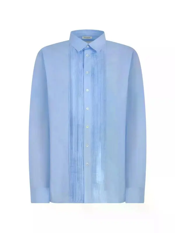 PAOLO PECORA Pleated-bib Shirt