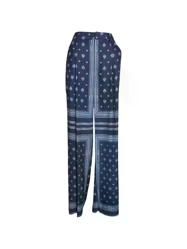 Seafarer Bandana Print Pleated Trousers