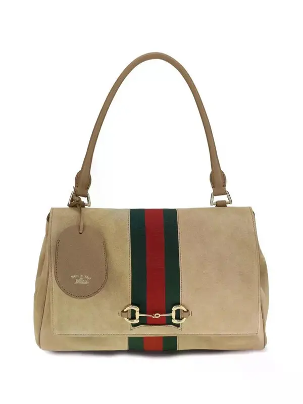 Gucci Medium Horsebit Tote Bag - Neutrals