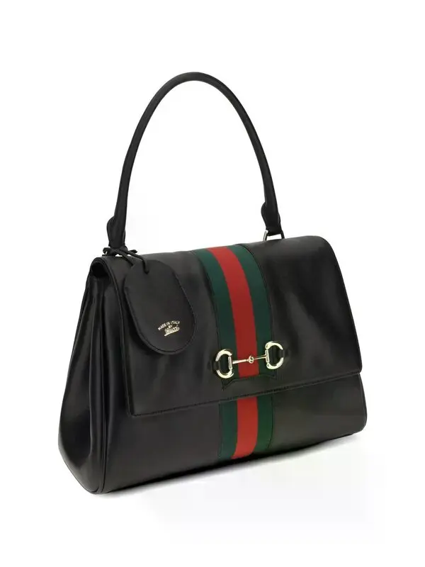 Gucci Medium Paparazzo Horsebit Web Tote Bag